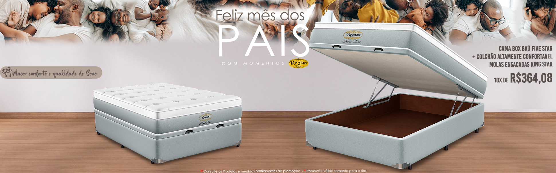 Colchão King Star: surpreenda-se com um sono perfeito!